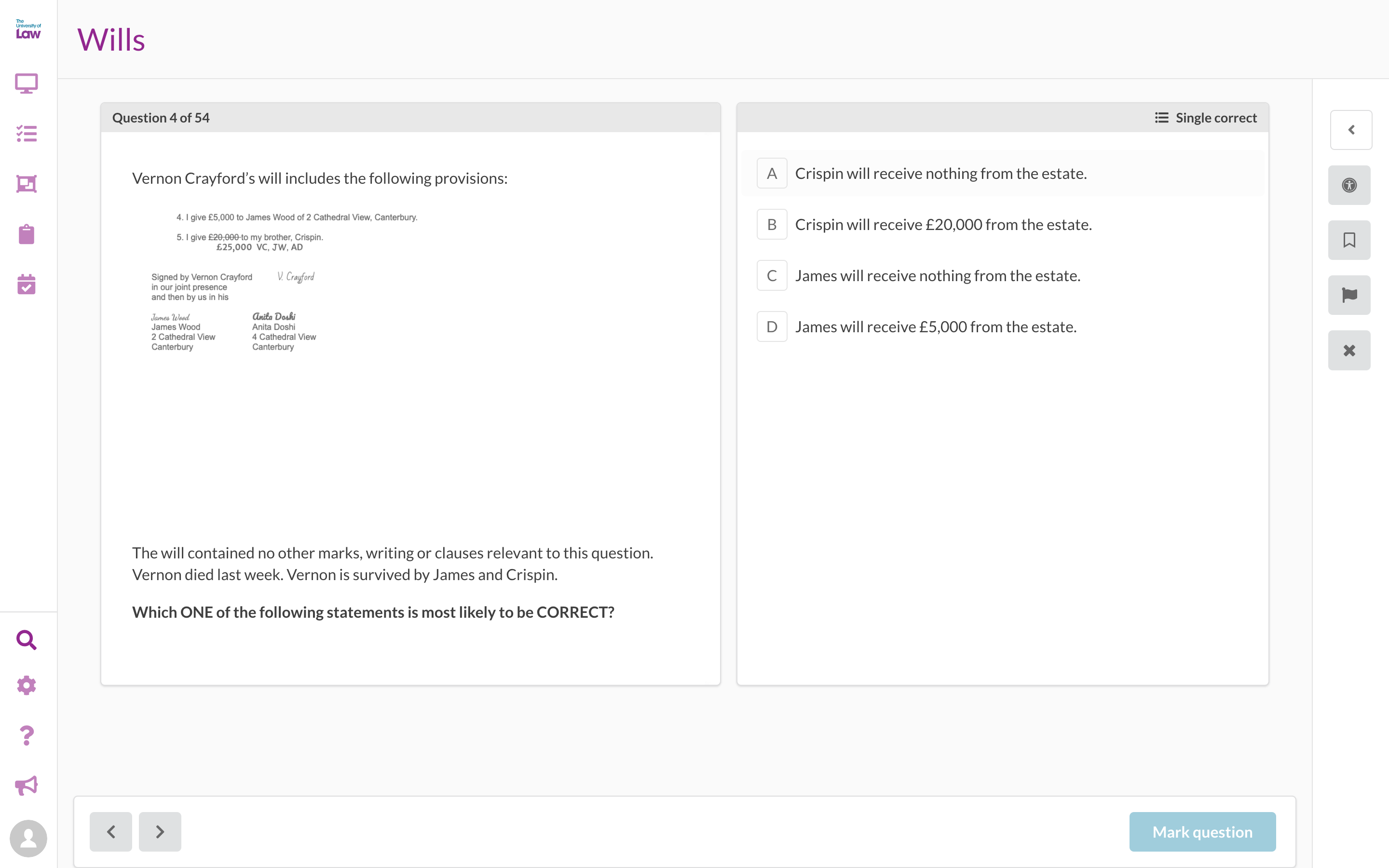 A custom algorithm achieving 98% accuracy in predicting exam outcomes ...